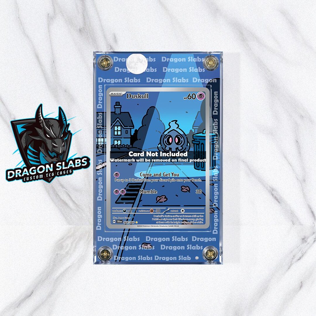 Pokemon Duskull IR Shrouded Fable 068/064 Custom Extended Artwork Case ...