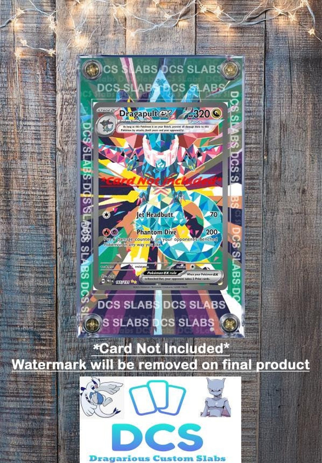 Pokemon Dragapult EX SIR 165/131 Prismatic Evolutions Custom Case - Etsy