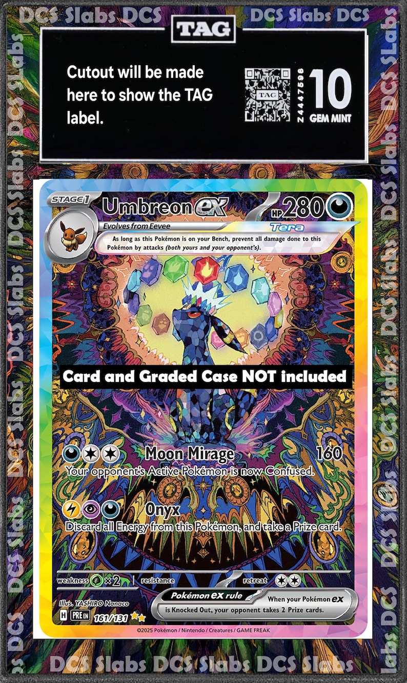 Umbreon Ex SIR 161/131 PSA Bgs Cgc Tag Extended Artwork Pokemon TCG ...