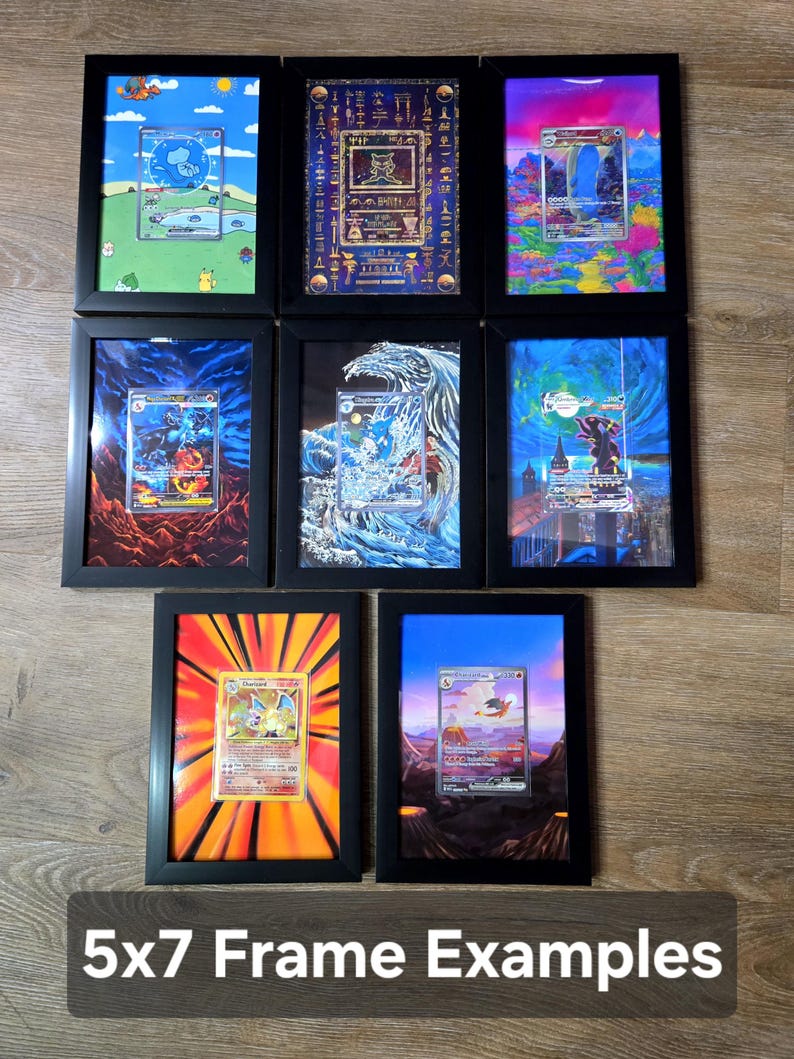Mega Charizard X EX SIR Phantasmal Flames Extended Pokemon Art Frame ...