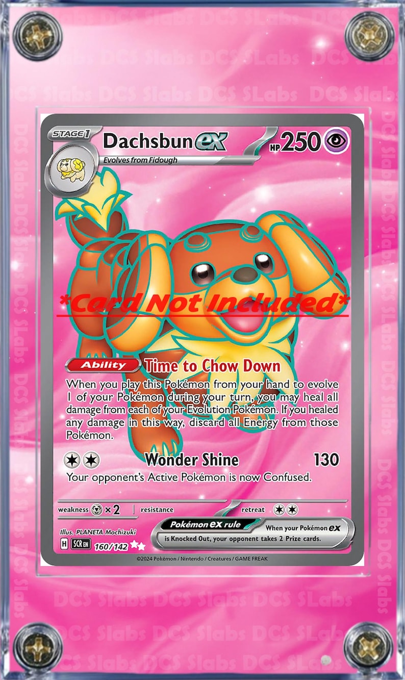 Pokemon Dachsbun EX SIR Stellar Crown Stellar Miracle SIR 169/142 Card ...