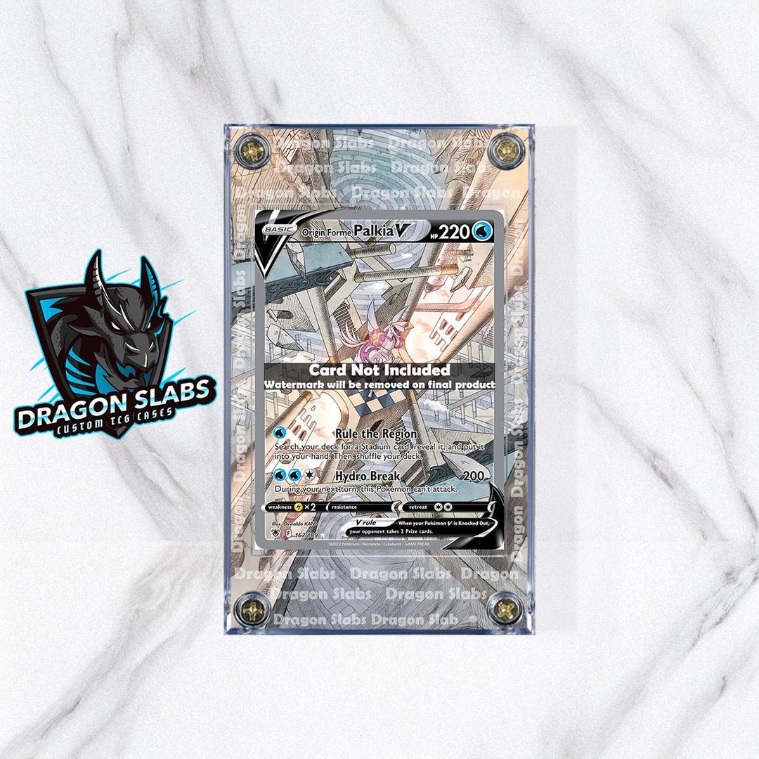 Pokemon Origin Forme Palkia V 167/189 Astral Radiance Custom Display ...