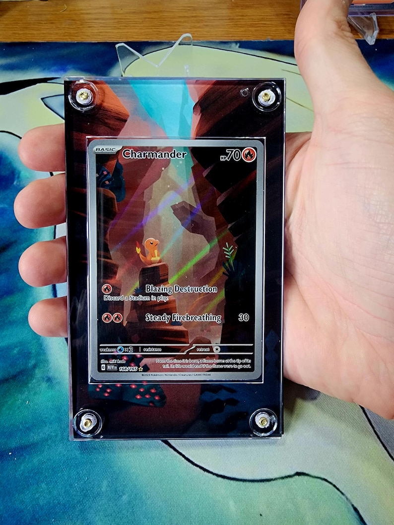 Pokemon Charmander, Charmeon, Charizard 151 Custom Display Cases ...