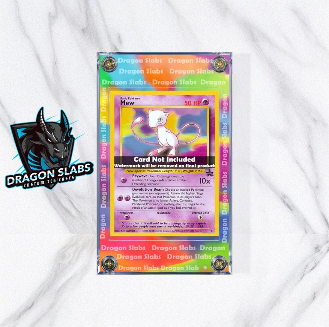 Pokemon Mew Wotc Promo 8 Extended Artwork Case - Etsy
