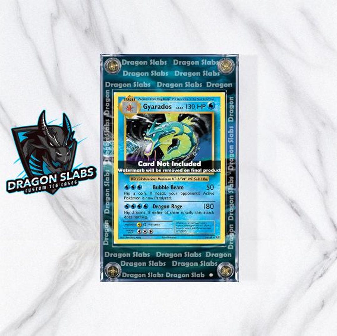 Pokemon Gyarados Base Set Extended Artwork Case - Etsy