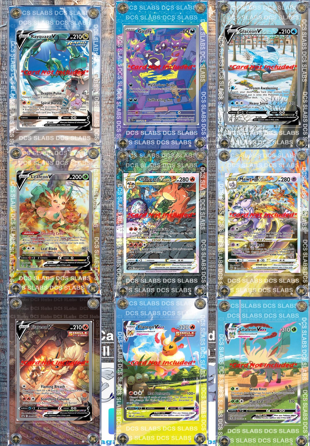 X9 Custom Pokemon Cases Pictured Above Custom Display Cases - Etsy