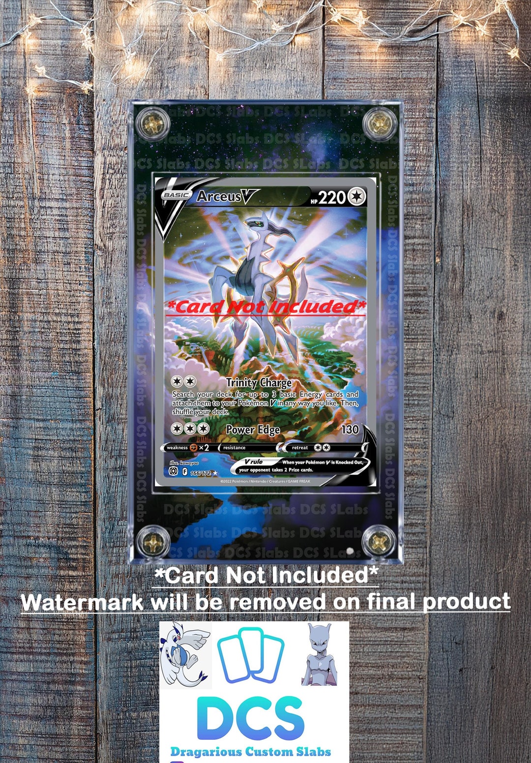 Pokemon Arceus V 166 Astral Radiance Alt Art Display Case Slab - Etsy