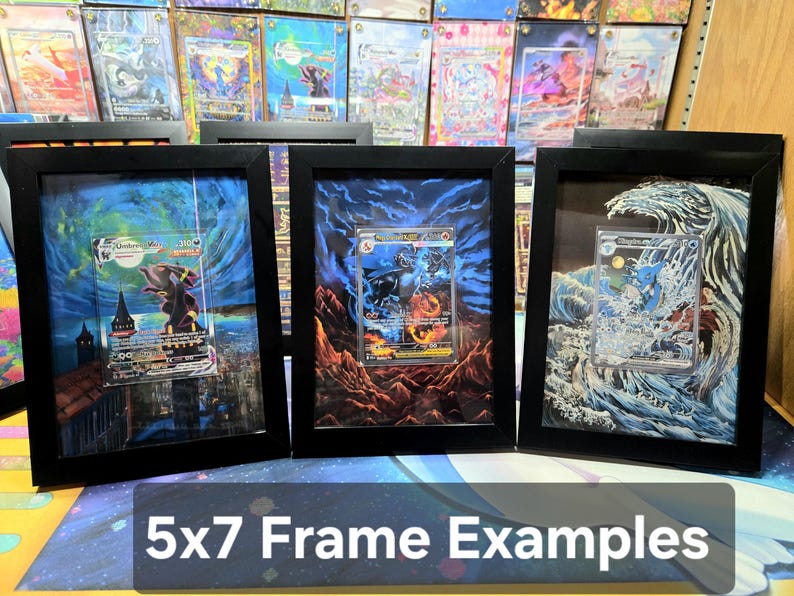 Mega Charizard X EX SIR Phantasmal Flames Extended Pokemon Art Frame ...
