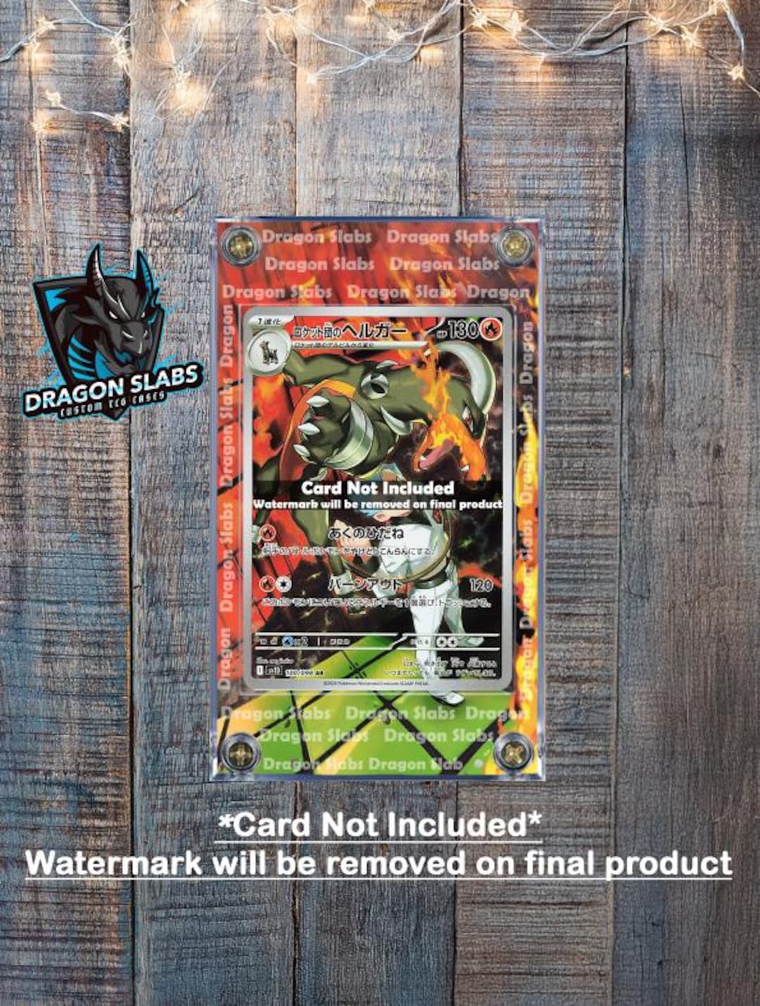 Pokemon Team Rocket's Houndoom AR100/098 Glory of Team Rocket Extended Art Case - Etsy