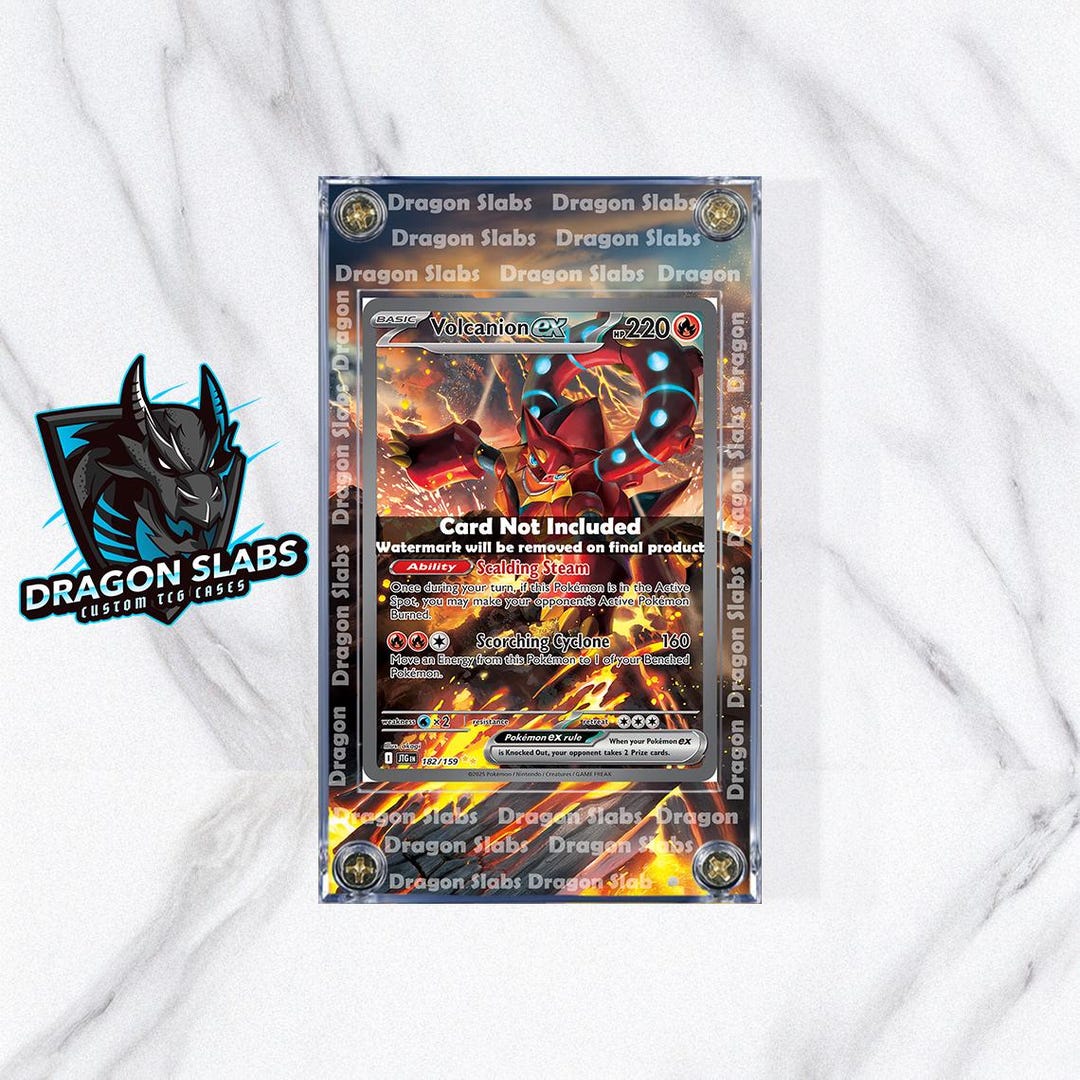Pokemon Volcanion EX 182/159 184/159 Journey Together Extended Art ...