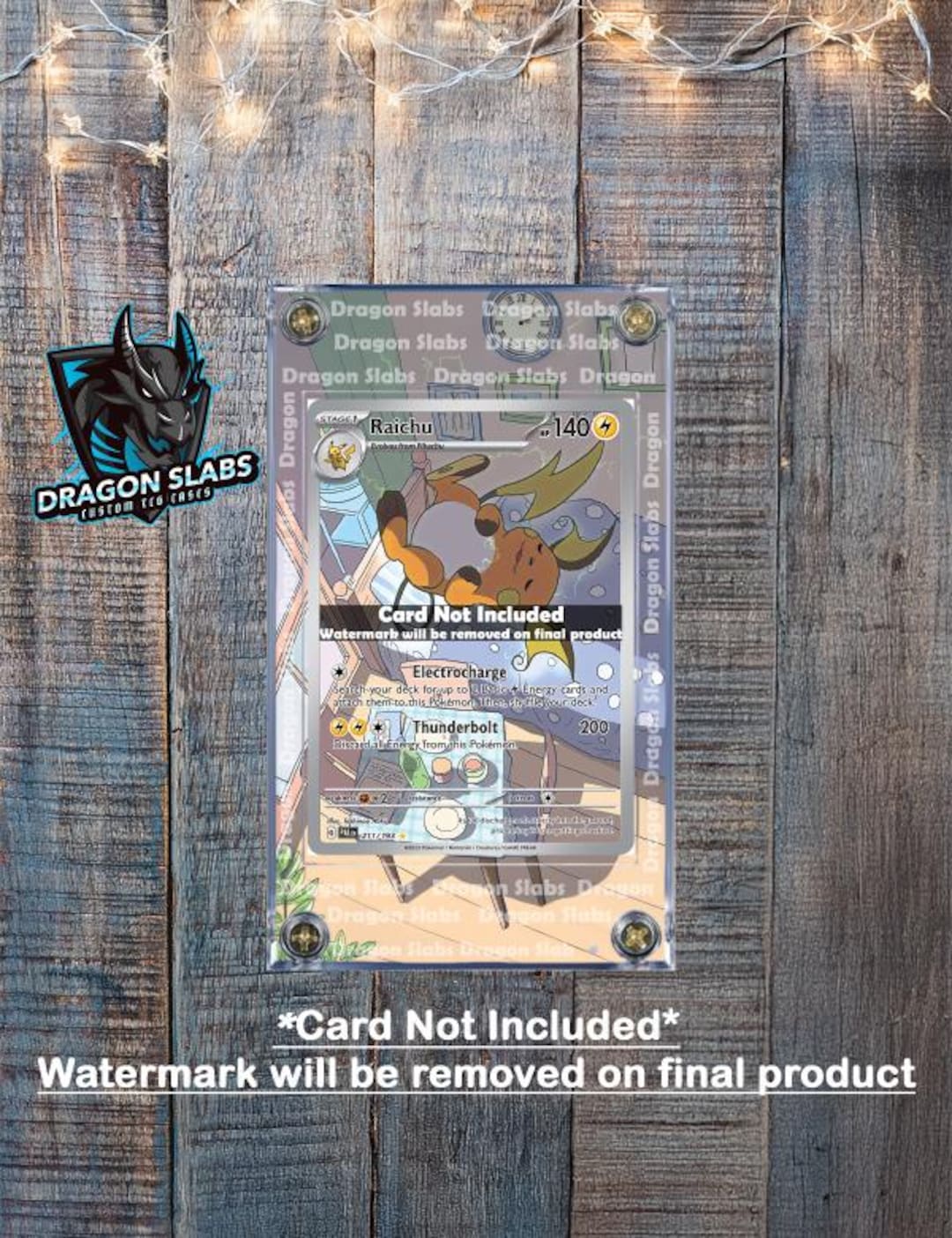 Pokemon Raichu 211/193 Paldea Evolved Extended Art Case - Etsy