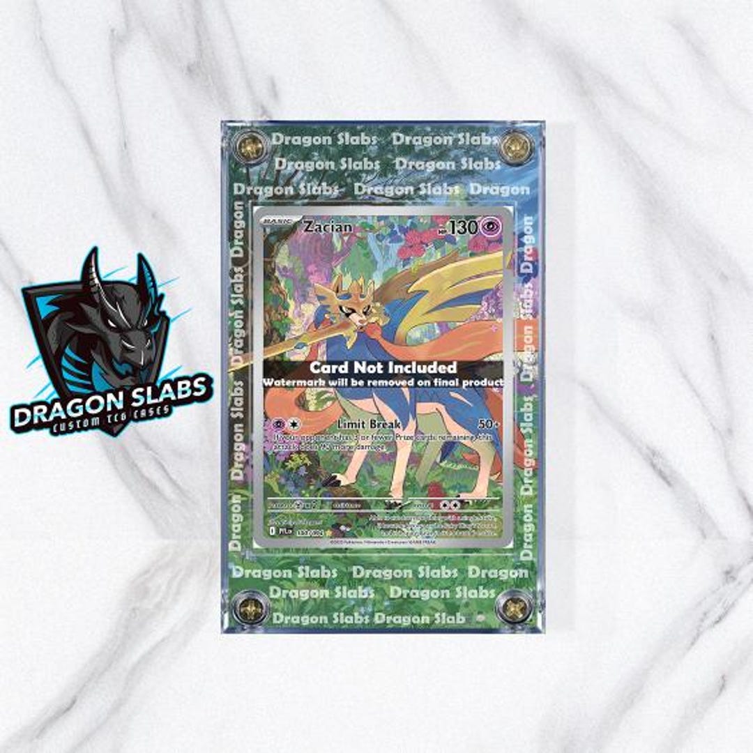 Pokemon Zacian IR 100/094 Phantasmal Flames Extended Artwork Case - Etsy