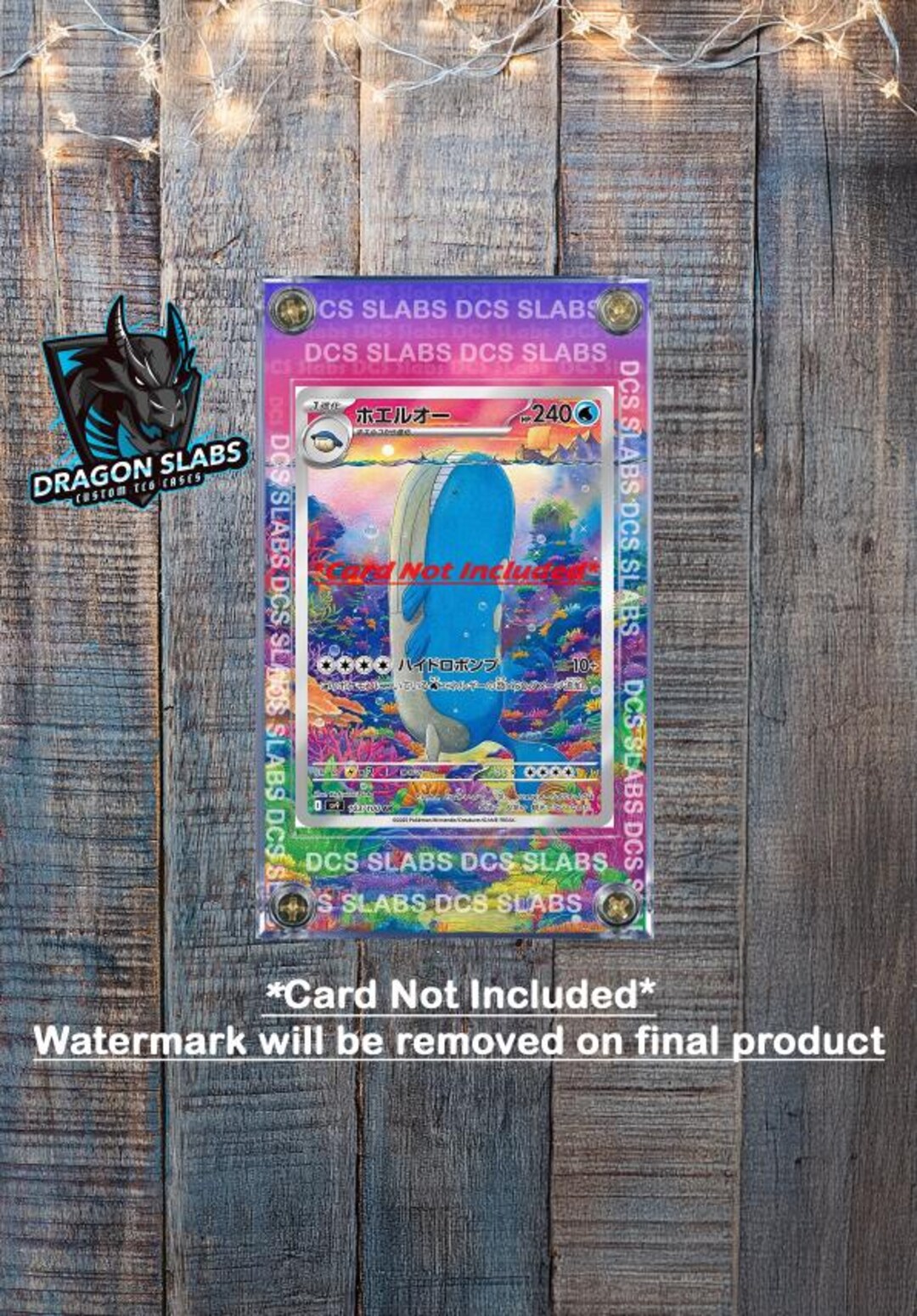 Pokemon Wailord AR 103/100 SV9 Battle Partners Extended Artwork Custom ...