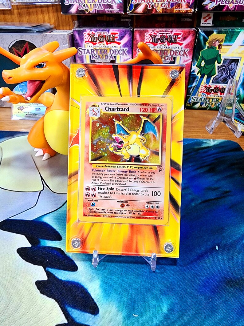 Charizard Custom Display Case Slab. Will Work for the Base, Base 2 ...