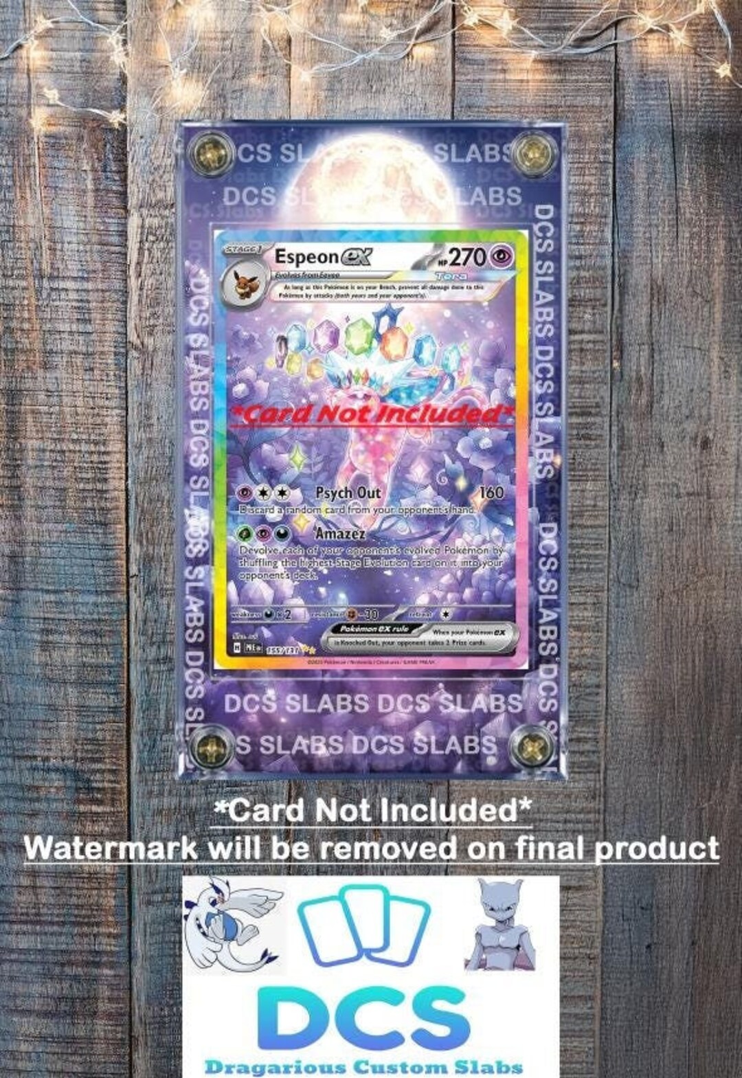 Pokemon Espeon EX SIR 155/131 Prismatic Evolutions Custom Case - Etsy