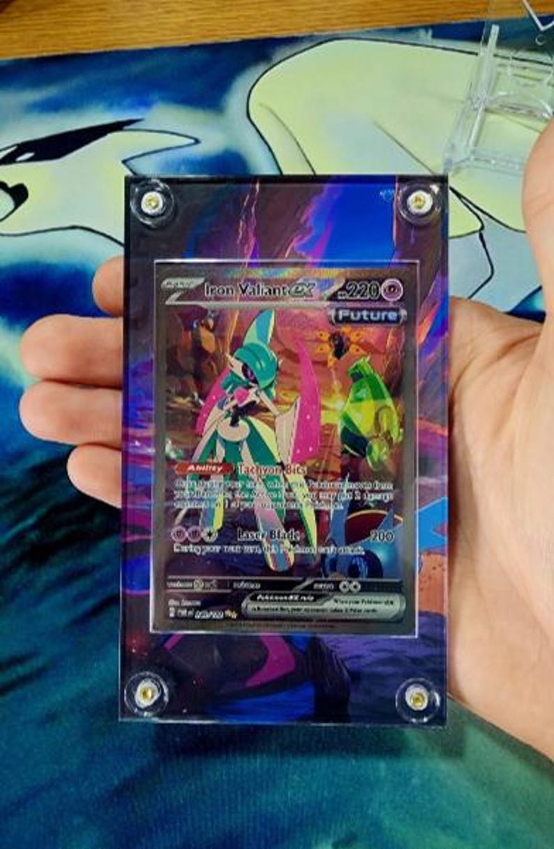 Pokemon Iron Valiant EX SIR 249/182 Paradox Rift Extended Artwork Case ...