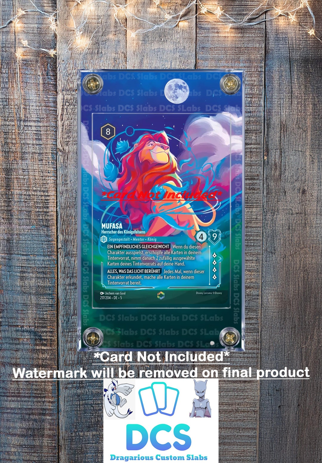 Disney Lorcana Shimmering Skies Mufasa Ruler of Pride Rock Enchanted ...