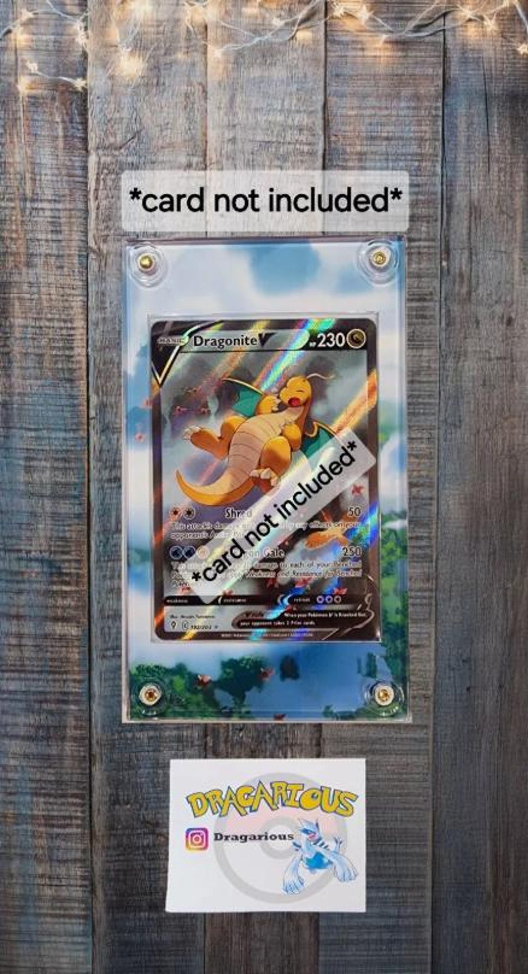 Pokemon Dragonite V 192 Evolving Skies Custom Case Extended Artwork - Etsy