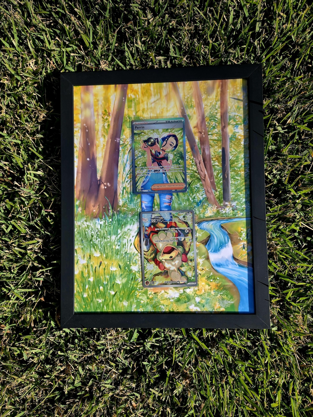 Pokemon Perrin 220 & Growlithe 181 Twilight Masquerade Extended Art 8.5 ...