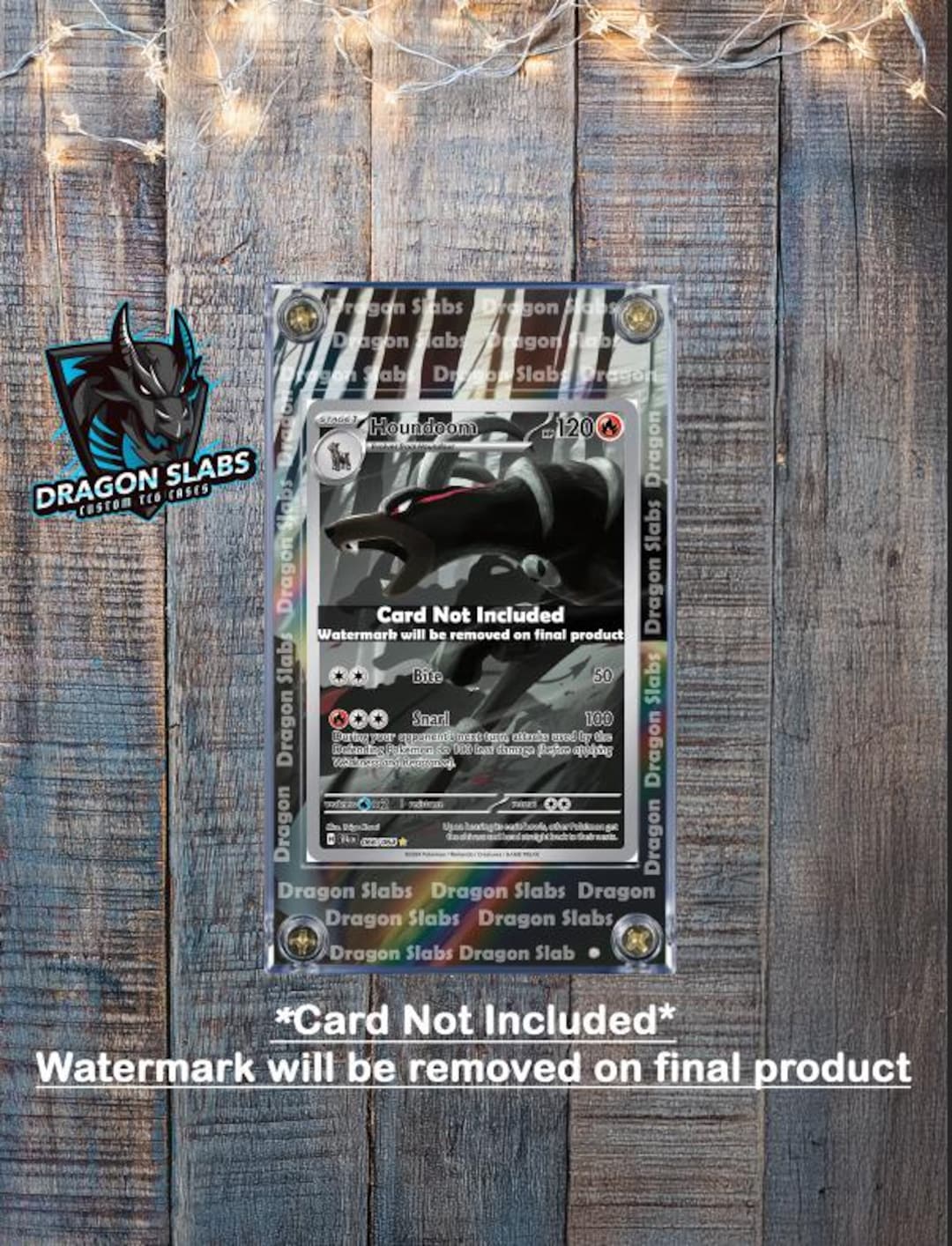 Pokemon Houndoom IR 066/064 Shrouded Fable Extended Artwork Custom Case - Etsy