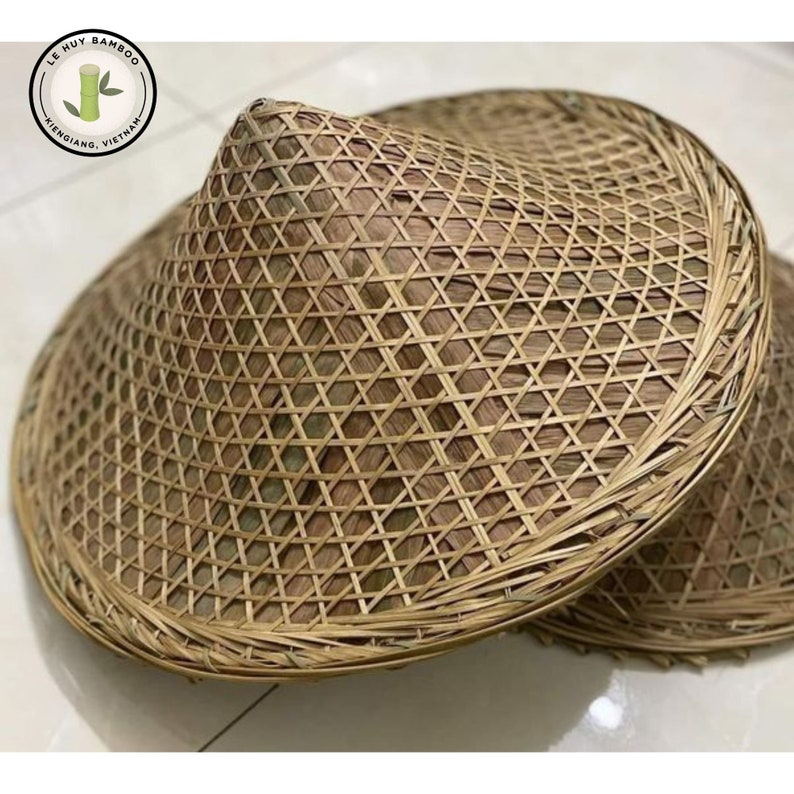Handwoven Bamboo Conical Hats Traditional Vietnamese Style - Etsy