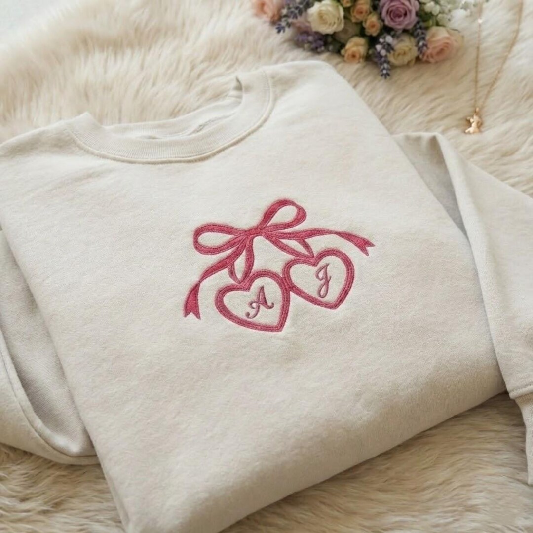 Custom Embroidered Coquette Bride Sweatshirt, Future Mrs Sweatshirt ...