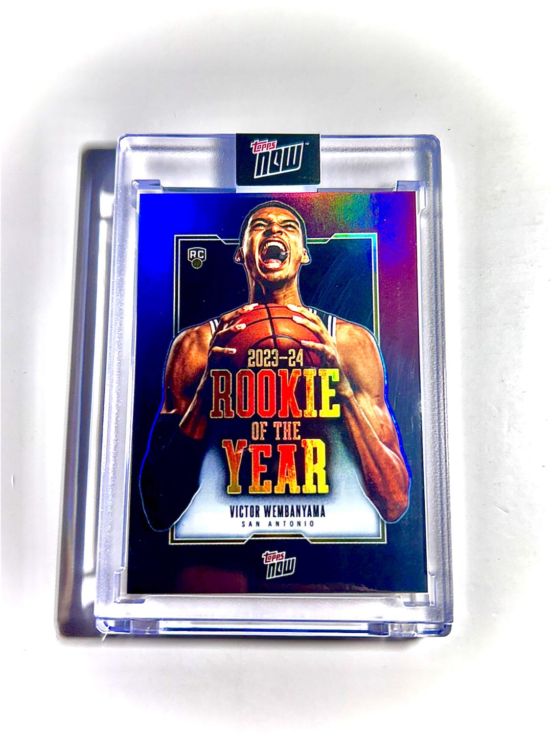 SOLD OUT Victor Wembanyama Rookie of the Year Nba 2023-24 Topps Now ...