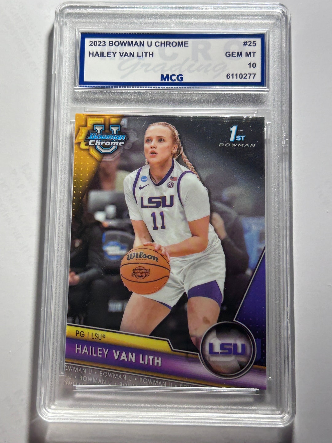GRADED 10 HAILEY Van LITH Card Bowman Chrome Rookie - Etsy