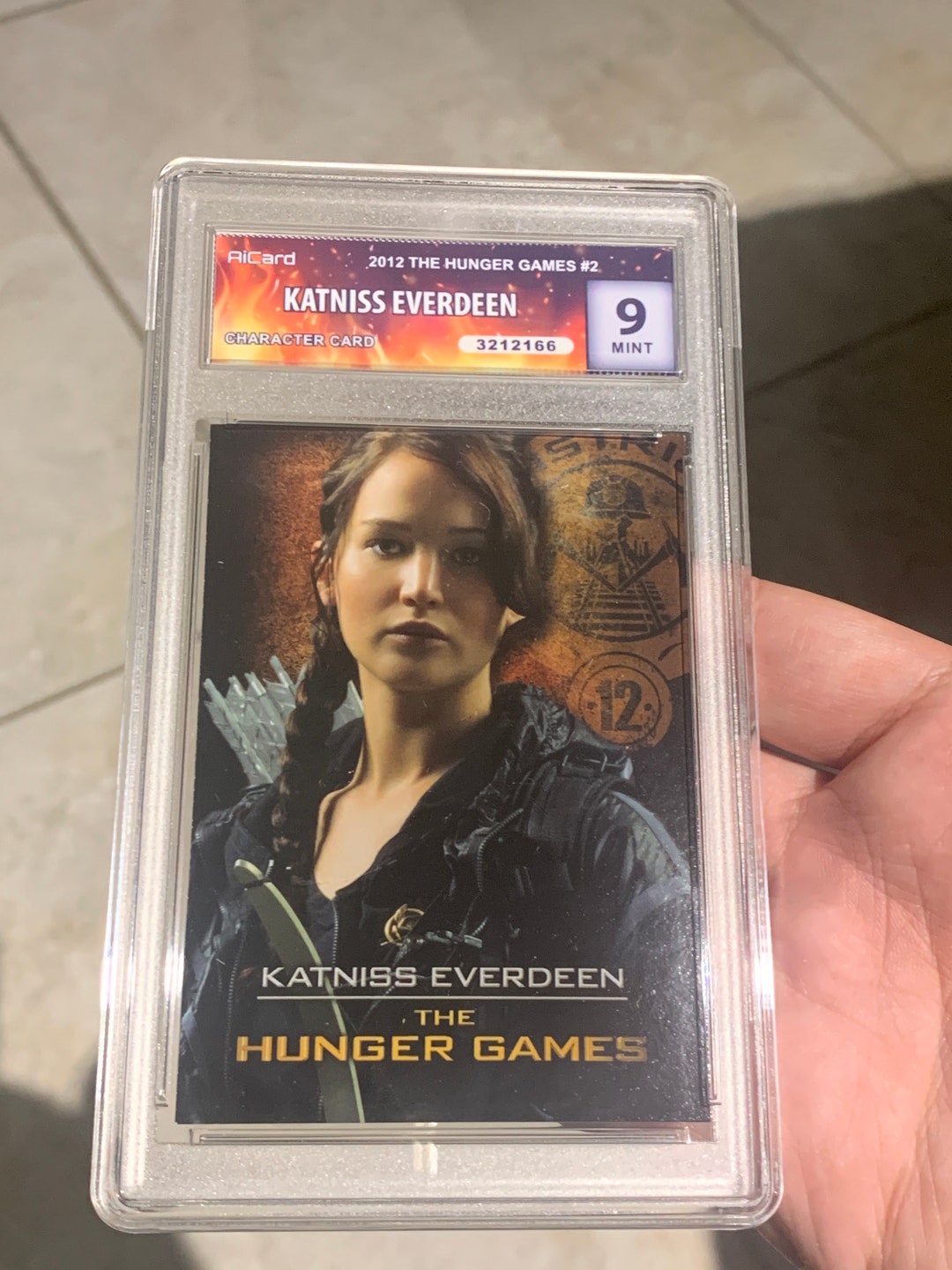 GRADED KATNISS EVERDEEN Card the Hunger Games - Etsy