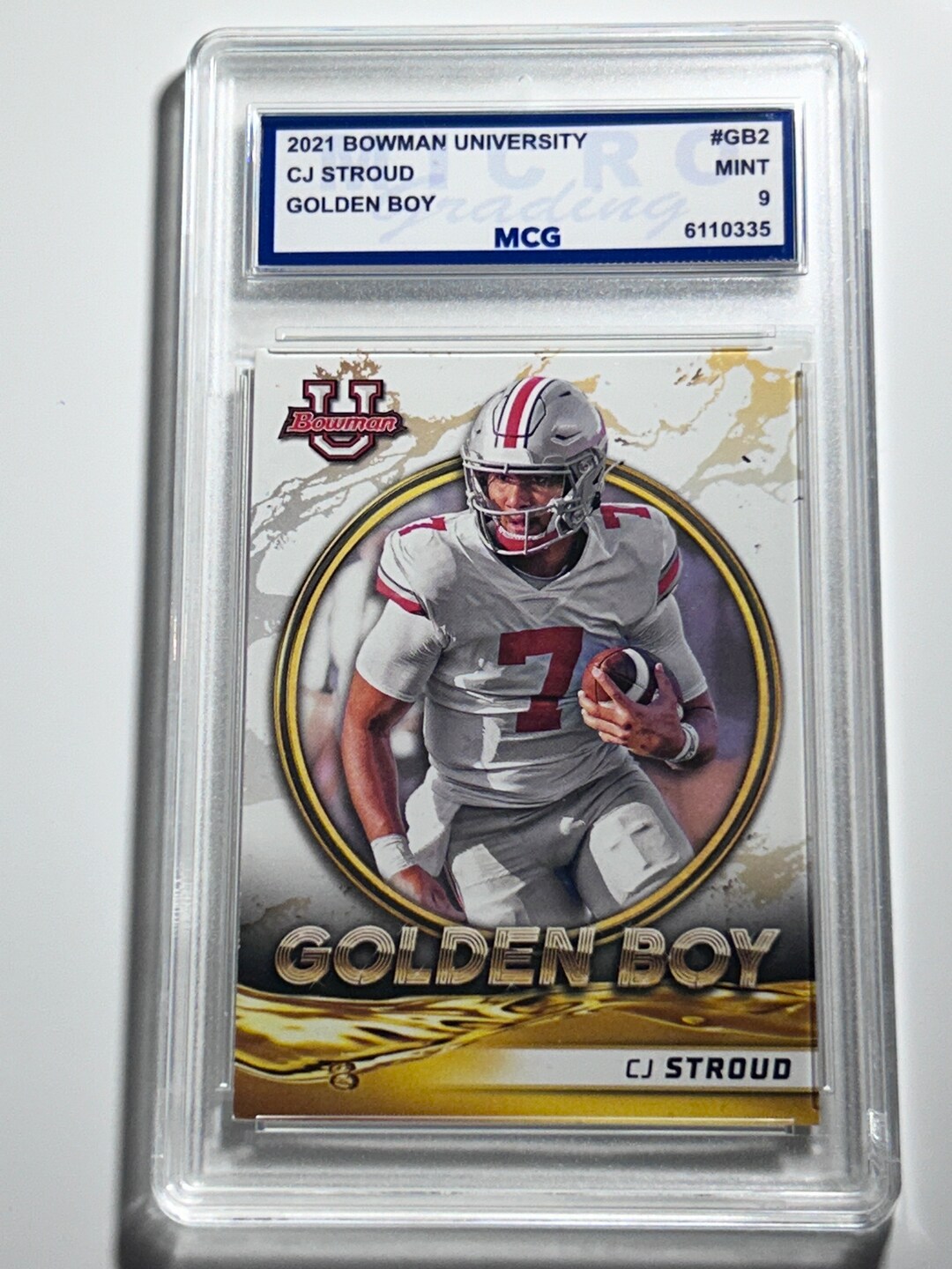 GRADED CJ STROUD Card Golden Boy Rookie Mint - Etsy