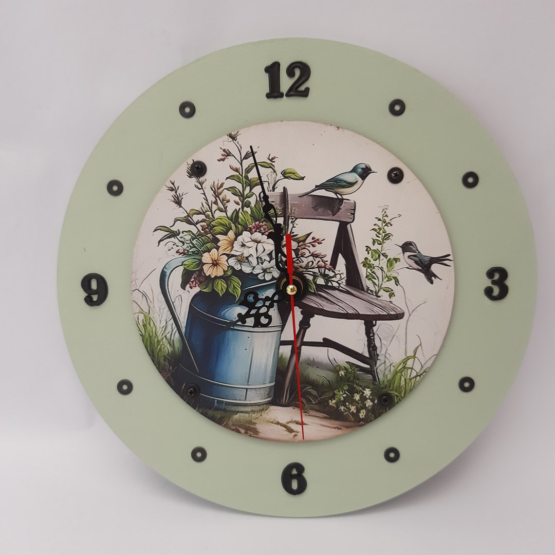 Handmade Country Farmhouse Kitchen Wall Art Home Decor Garden Flowers ...