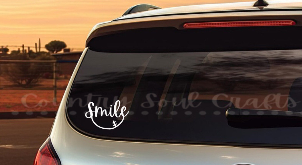 Customizable Smile Car Decal Cleft Awareness - Etsy