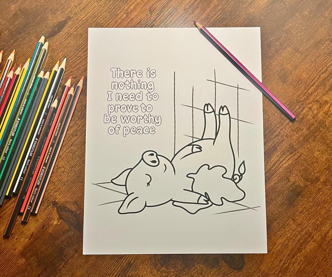 Penny the Fig Pig – Printable Coloring Page | Worthiness + Inner Peace ...