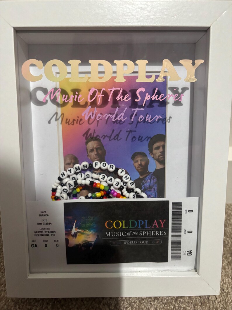 Coldplay INSPIRED Memento Box - Etsy