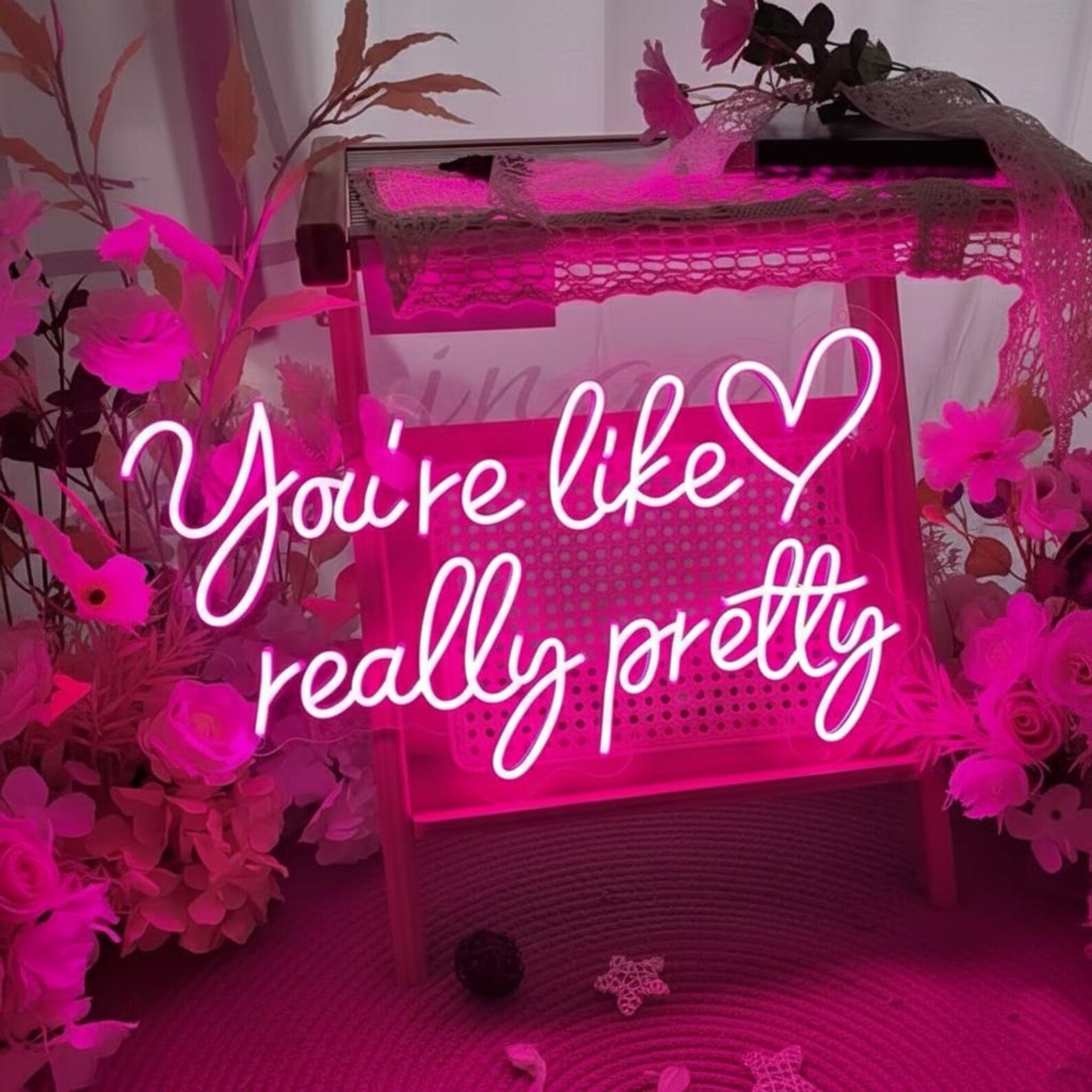 Custom Personalized LED Neon Sign Quote Wall Decor for Home Bedroom ...