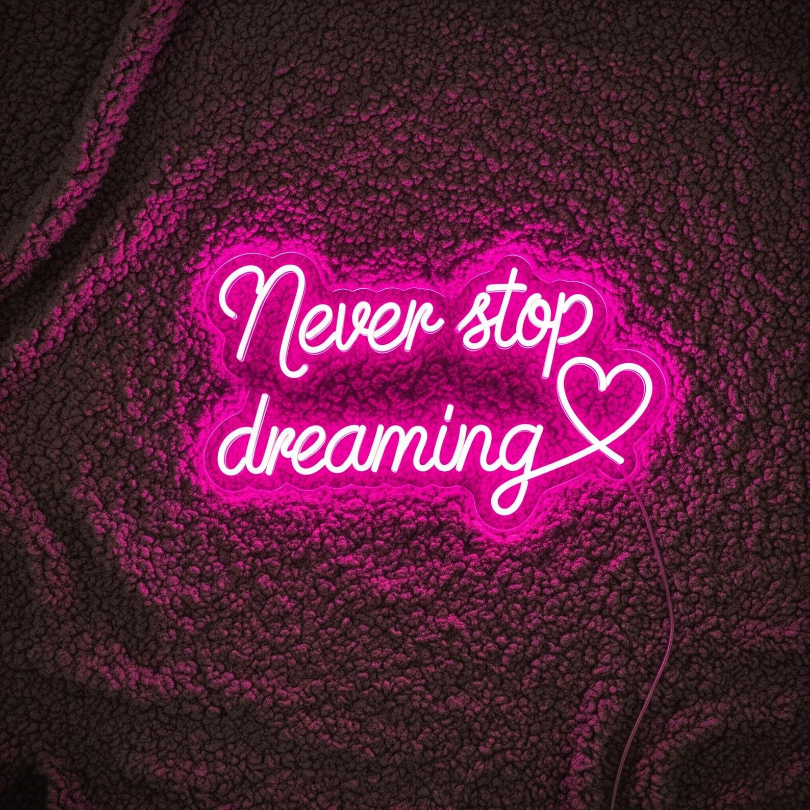 Custom Personalized LED Neon Sign Quote Wall Decor for Home Bedroom ...