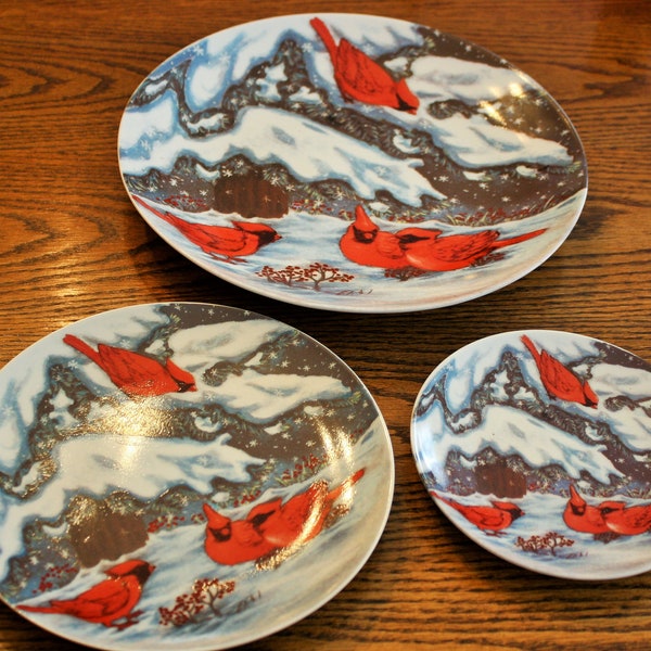 Winter Scene Plate - Etsy