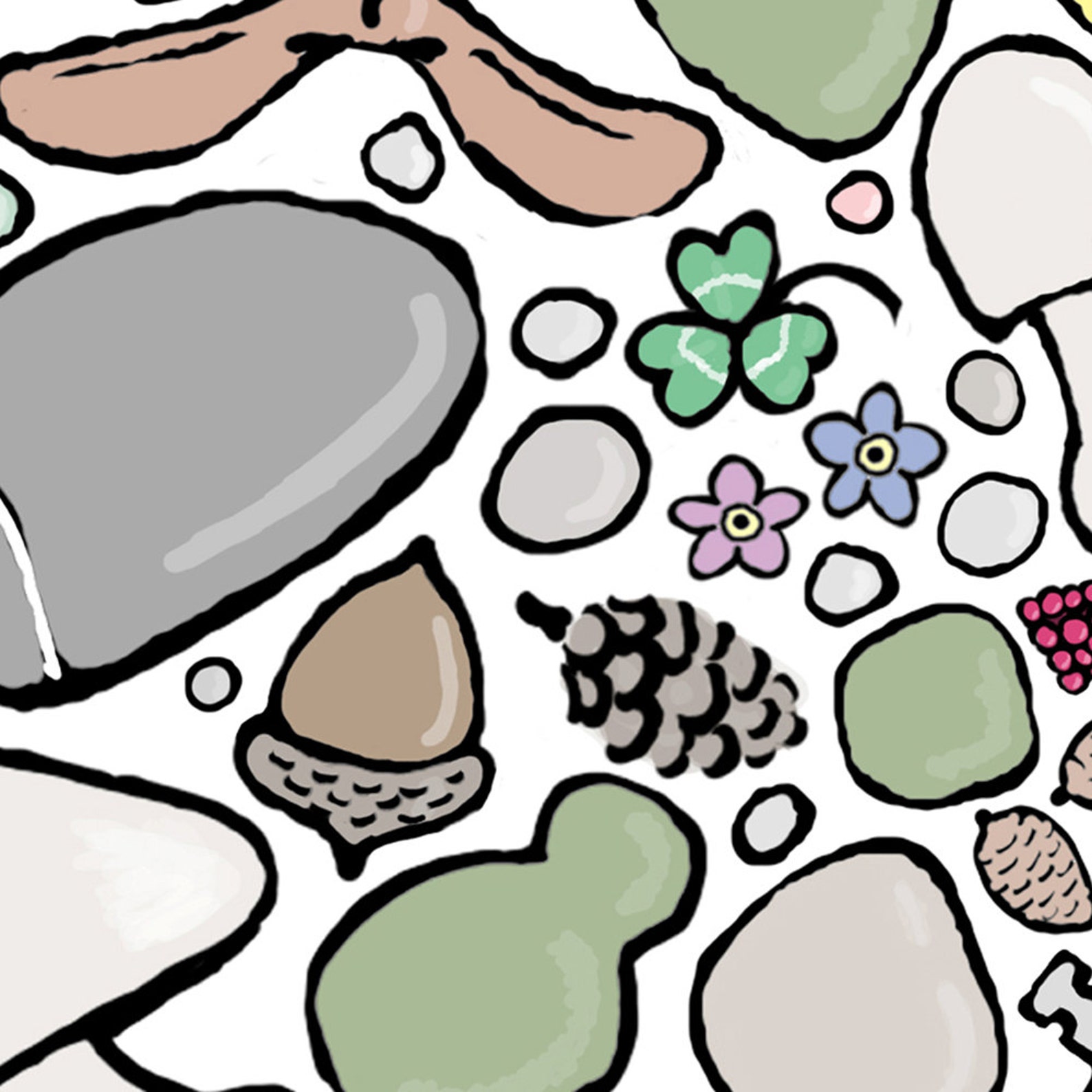 Nature Collection Art Print: "carefully Arranged" - Etsy