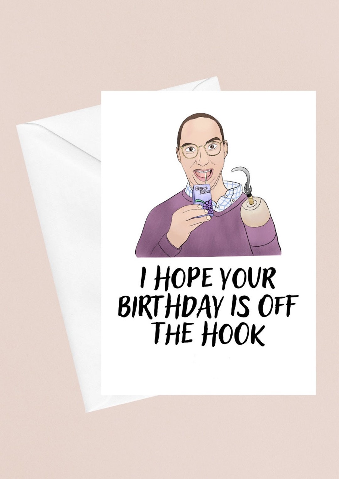 Hook Birthday Card - Etsy