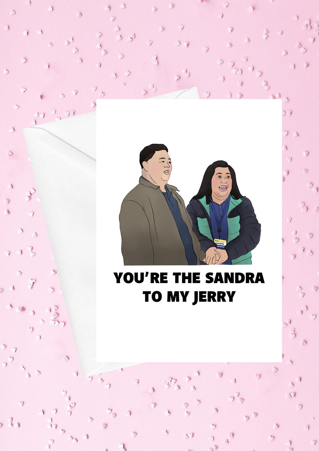 Sandra and Jerry Valentine's Card - Etsy