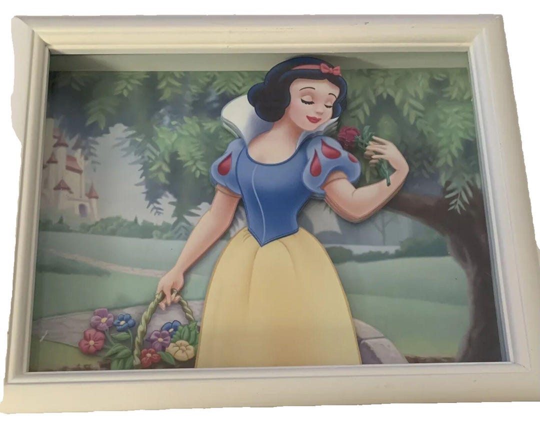 Snow White Disney 3D Shadow Box Wall Art 11 X 9 READ - Etsy