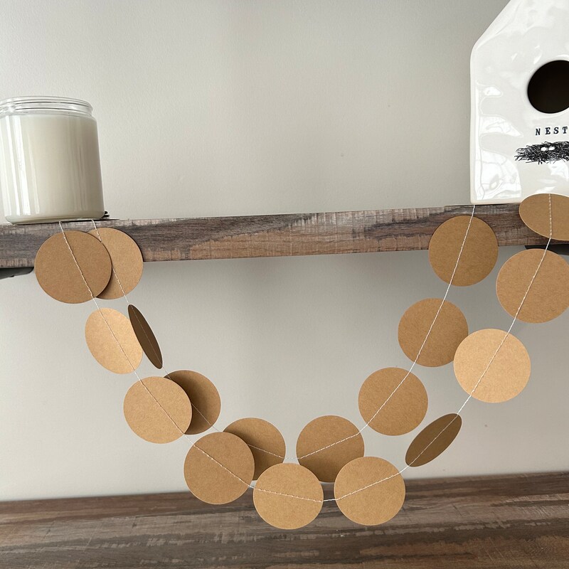 Paper Circle Garland - Etsy