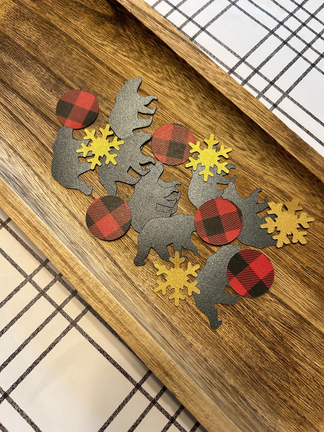 Black Shimmer Bear Confetti- Black Bear Confetti, Bear Theme ...