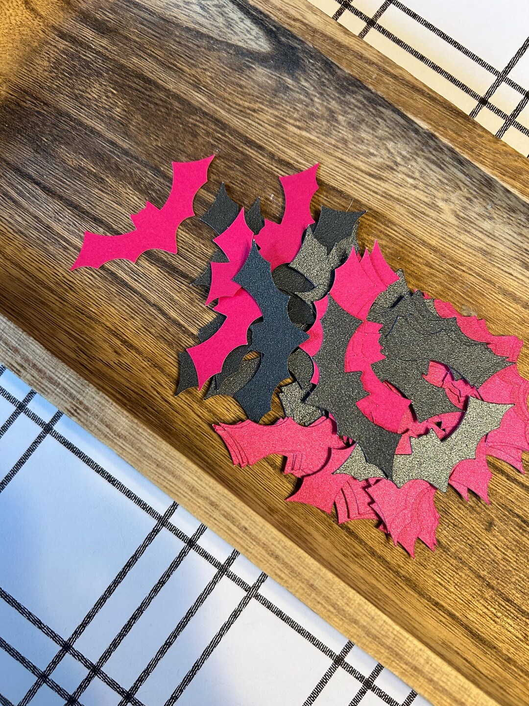 Bat Confetti- Mini Bats, Paper Bats , Shimmer Bat, Halloween Party ...