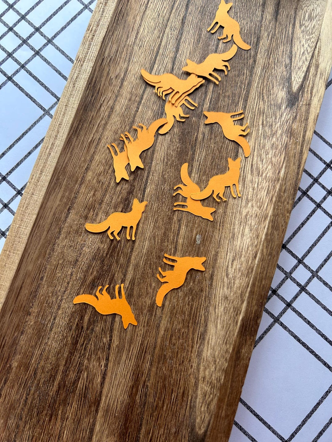Fox Confetti- Fox Theme, Woodland Confetti, Mini Fox , Woodland Showers ...