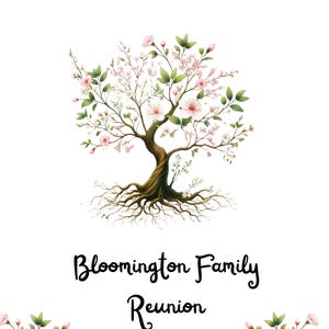 Family Reunion Invite, Spring Invitation, Family Reunion Invitation ...