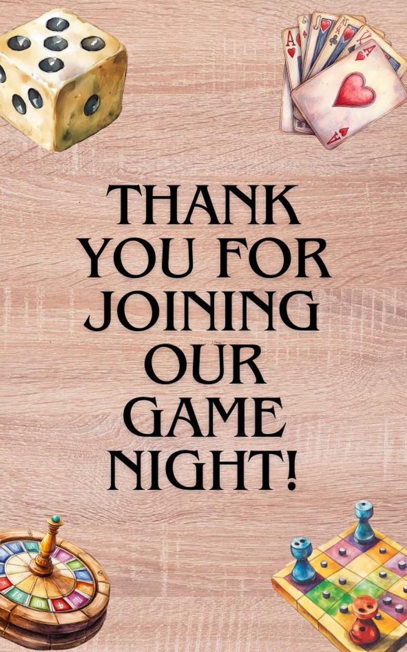 Game Night Invite, Poker Night Invitation, Board Games Night, Girls ...