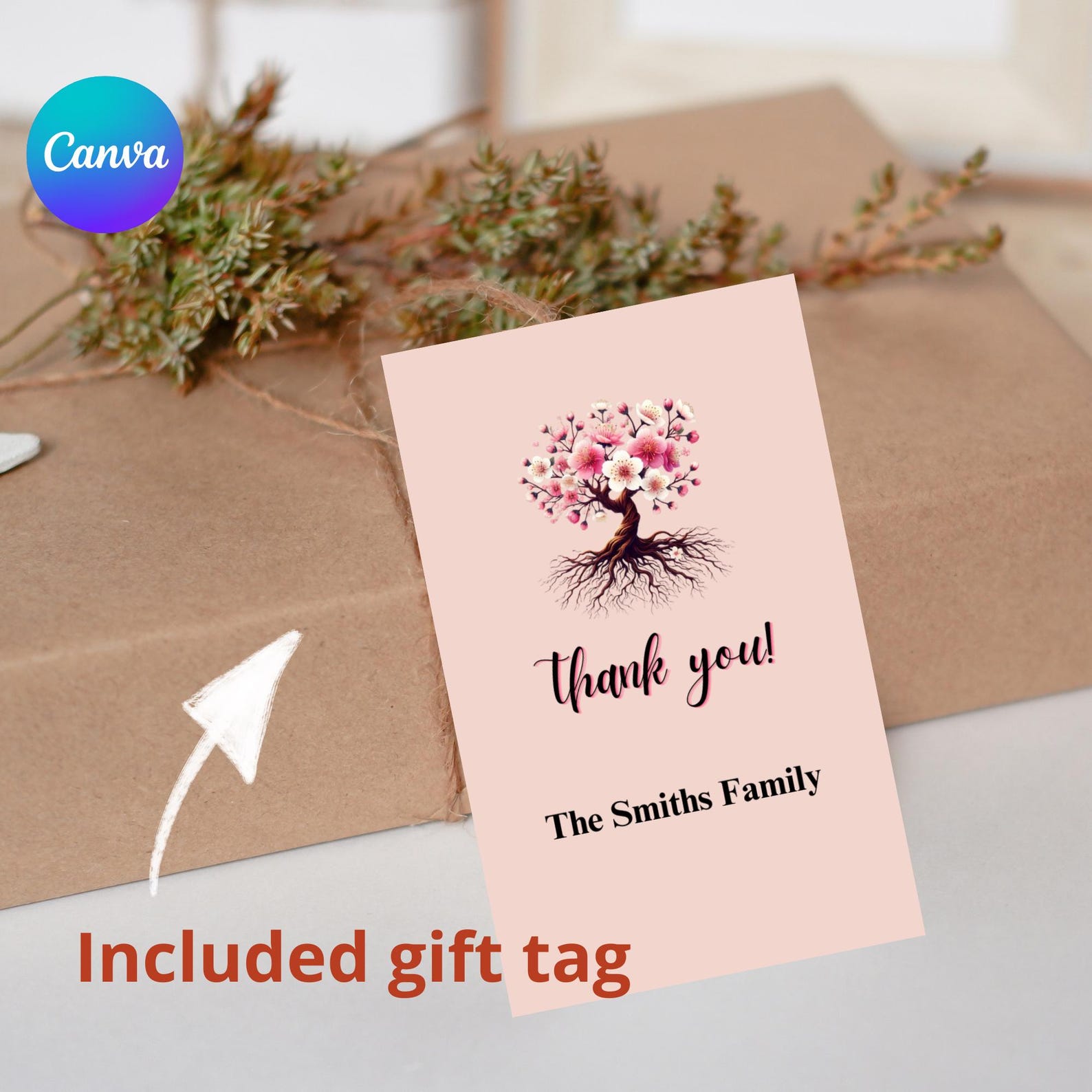 Blossom Tree Family Reunion Invitation: Editable Template (digital ...