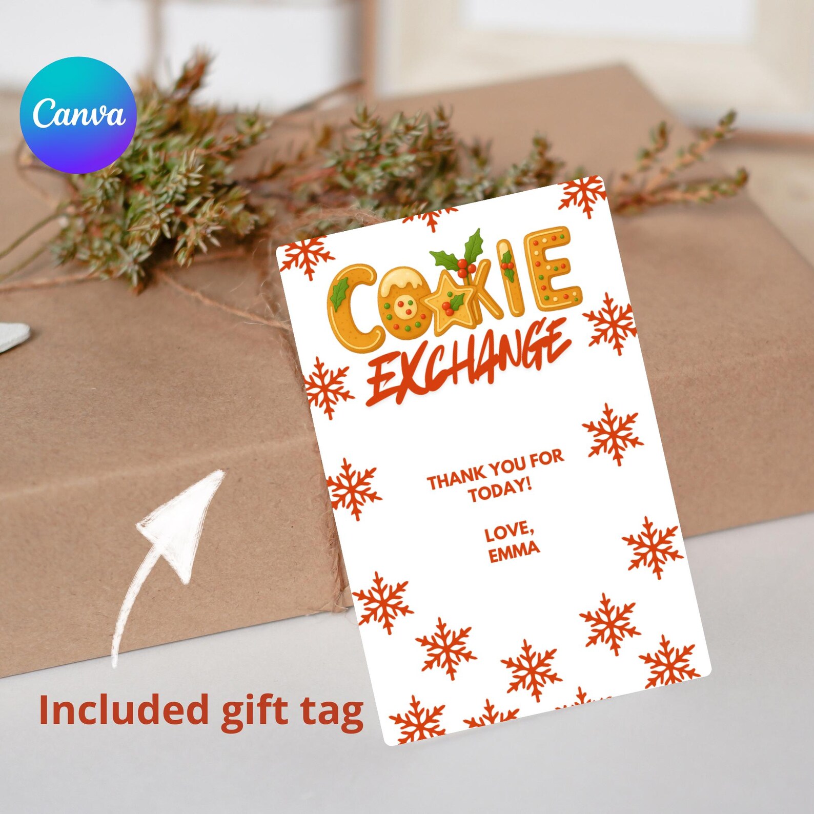 Christmas Cookie Exchange Invitation Bundle | Printable and Digital ...