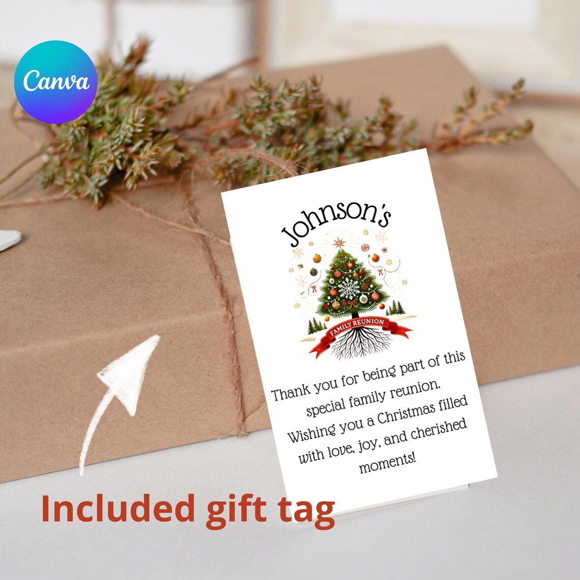 Christmas Family Reunion Invitation: Editable Winter Holiday Invite ...